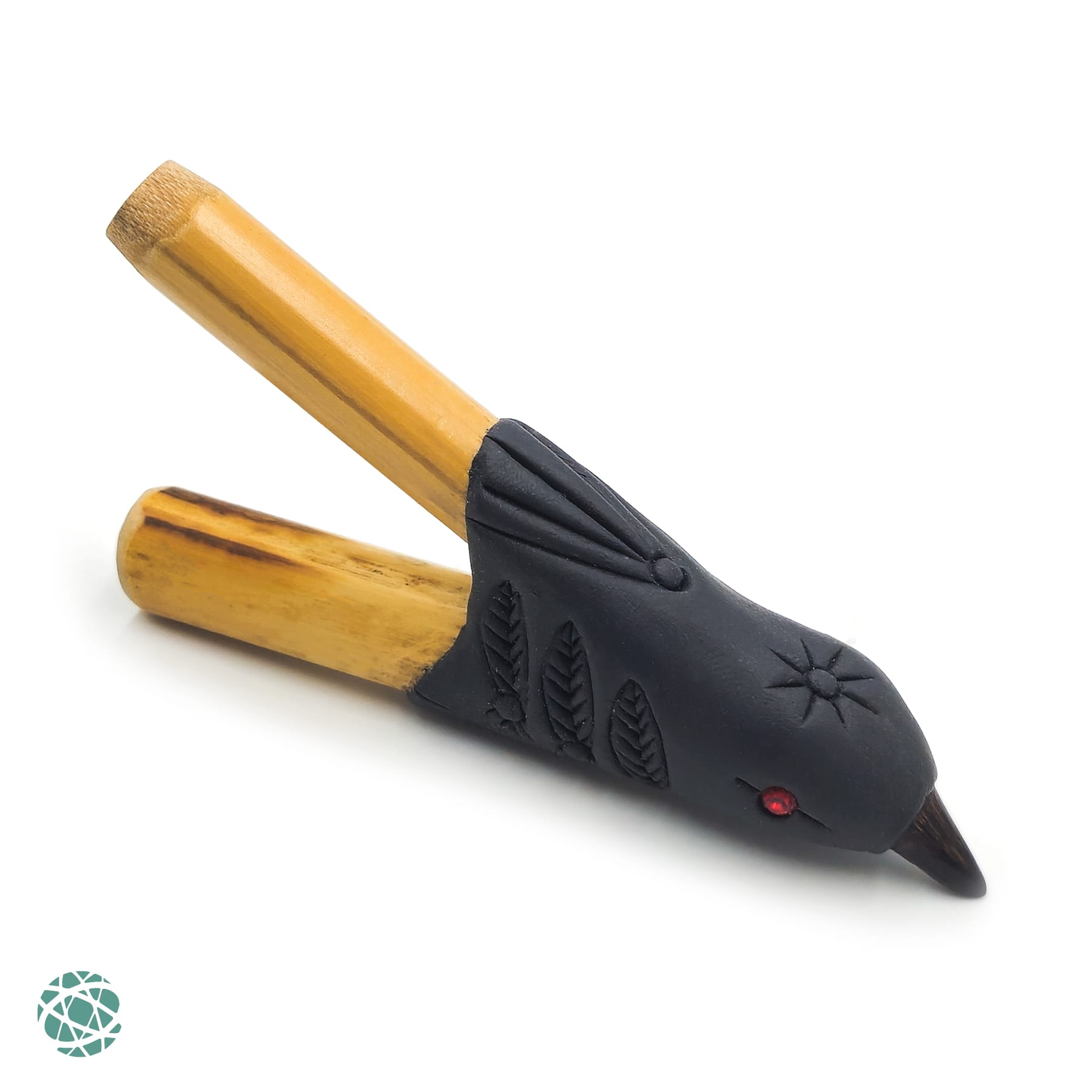 Kuripe Black Bird | Sacred Connection | Snuff Tools | Rapé